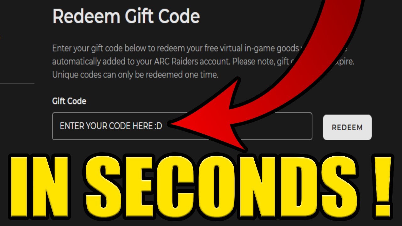 HOW to REDEEM CODES in ARC RAIDERS ✅PC & PS5 & XBOX✅