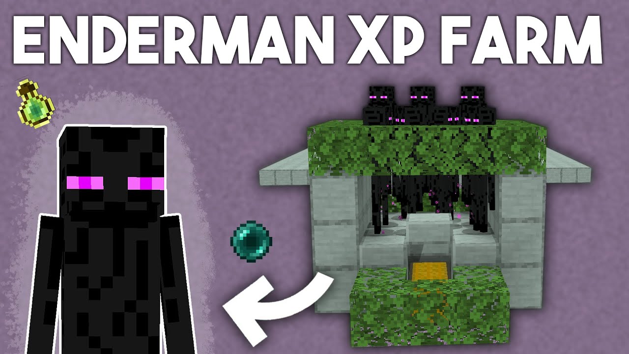 EASY 1.19 ENDERMAN XP FARM TUTORIAL in Minecraft Bedrock (MCPE/Xbox/PS4 ...