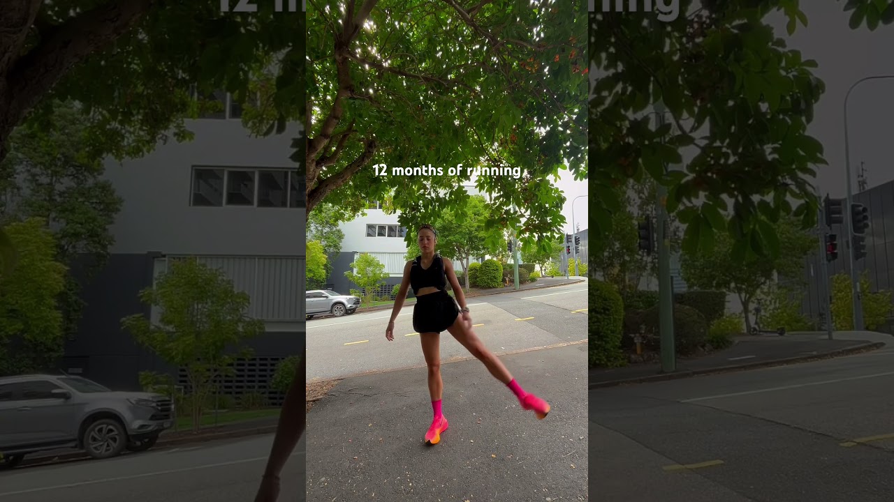 12 months of running transformation 🫢 #marathonprep #running #fitness #runwithme #ultra #runner