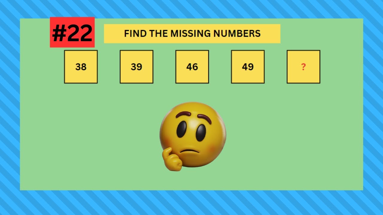 Can You Find the Missing Number?-Brain Teaser-Test Your IQ-SSC-Missing Number Puzzle-EP#22.