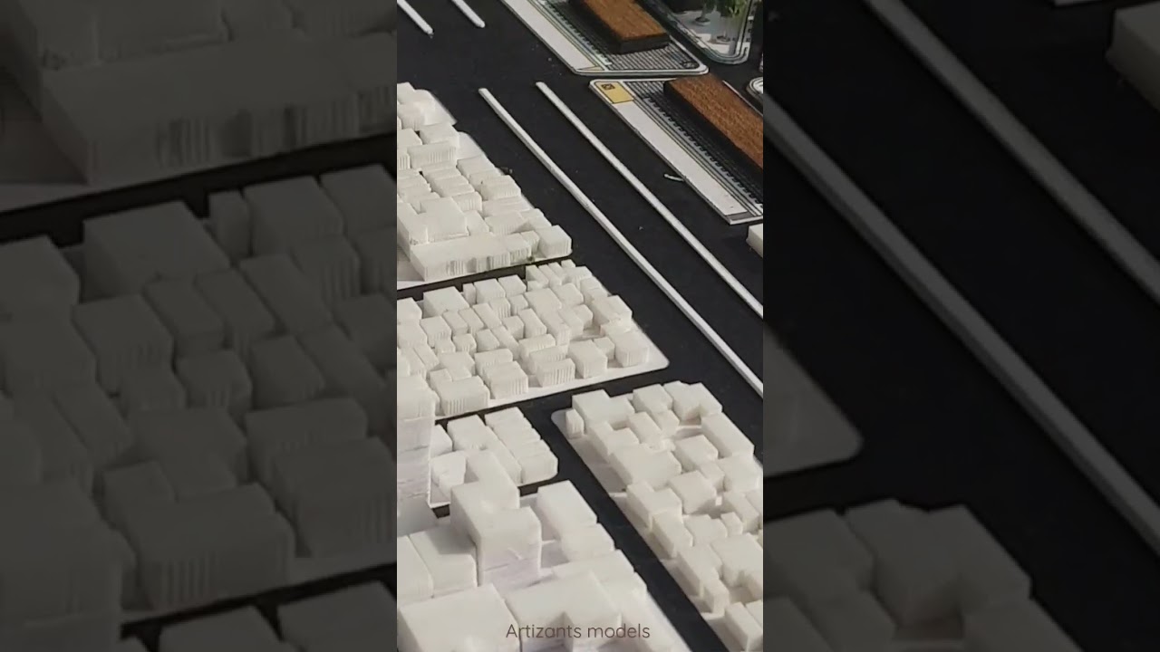 Architectural model making #miniature #architecture #handmade #urbandesign #monochrome #massingmodel