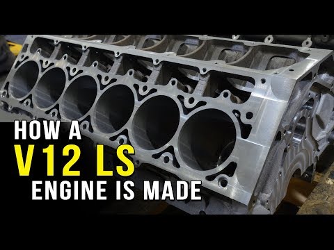 V12 LS1 - Aluminum V12 Made From GM LS V8