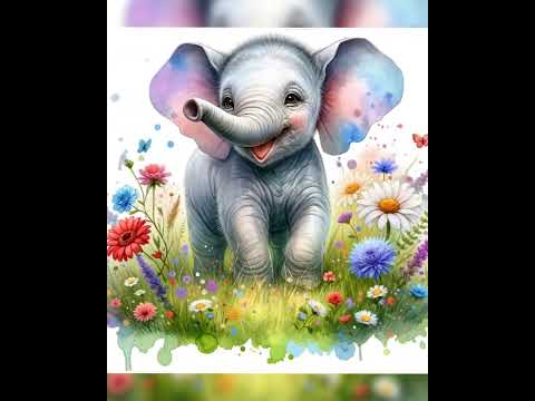 25 Safari Animals Clipart Bundle, Boho Flower Watercolor Baby Animal PNGs for Nursery Decor, Baby...