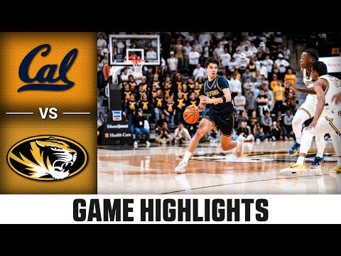 Cal vs. Missouri Game Highlights | 2024-25 ACC Men's Basketball