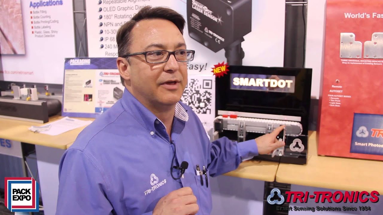 Tri Tronics SmartDot Laser Sensor at Pack Expo 2013