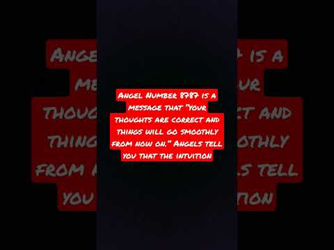 😇Angel Number:8787