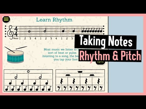 Taking Notes - Rhythm & Pitch