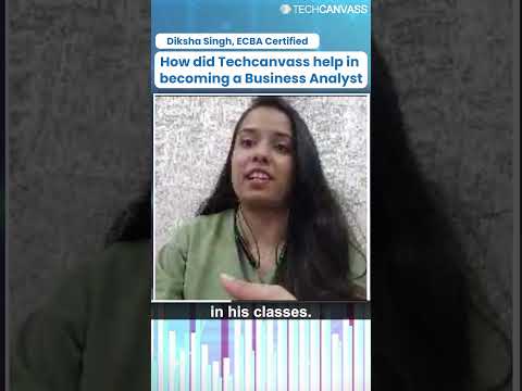 Financial Analyst to Business Analyst - Techcanvass