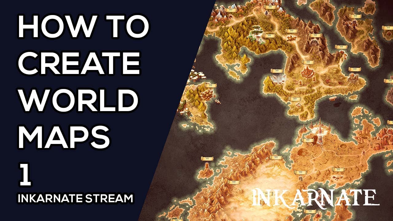 How to Create World Maps OLD | Inkarnate Stream