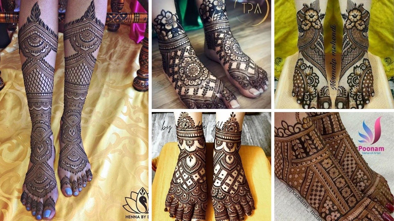 Bridal Foot Mehndi Designs | Bridal Full Feet Mehndi Designs Simple | #foot #mehndi #mehndidesign