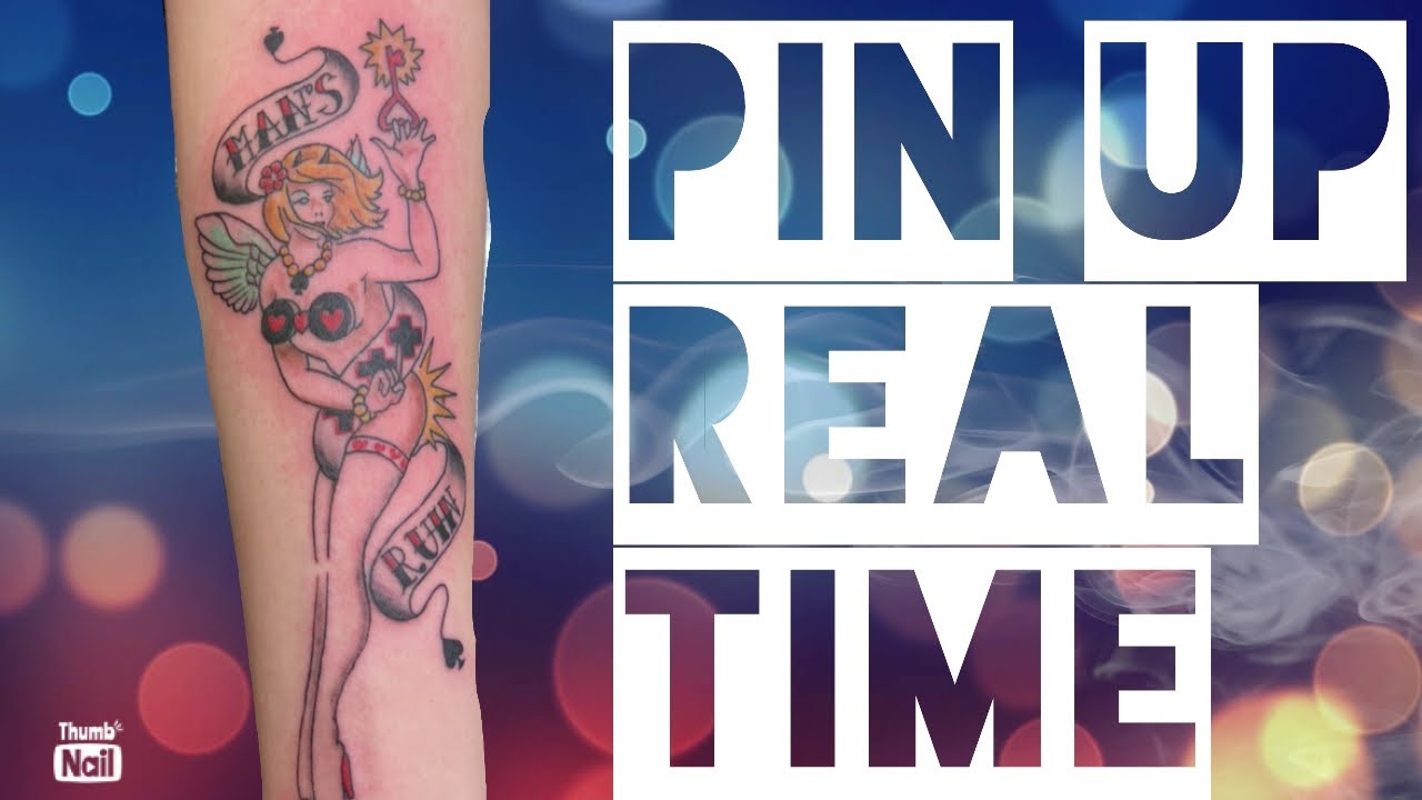 The Art of Traditional PinUp: A Real-Time Tattoo