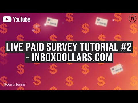 Live Survey Tutorial | #InboxDollars | #EarnMoneyOnline | @your.informer