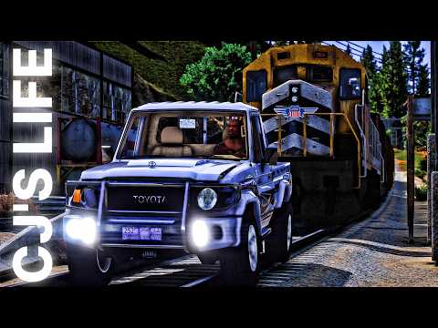 GTA 5 MODS LET'S GO TO WORK CJ LIFE NEW BEACH MANSION