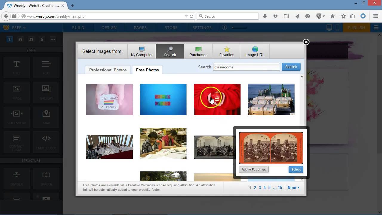 Creating a Classroom Website with Weebly.com