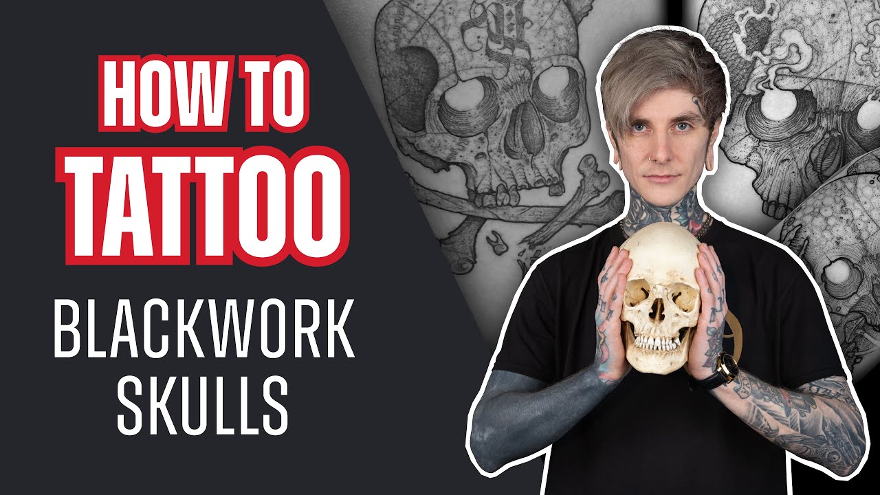 How to Tattoo Blackwork Skulls With Simon Mora | Tattoo Tutorial