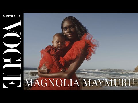 Magnolia Maymuru behind the scenes | Cover Shoot | Vogue Australia