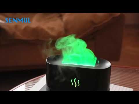 Colorful Flame Air Aroma Diffuser Review | 7 Flame Colors & Noiseless Humidifier for Home & Yoga!