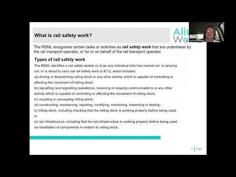 How to Ensure the Competency of Rail Safety Workers by Lawrence Battiss (Full video)