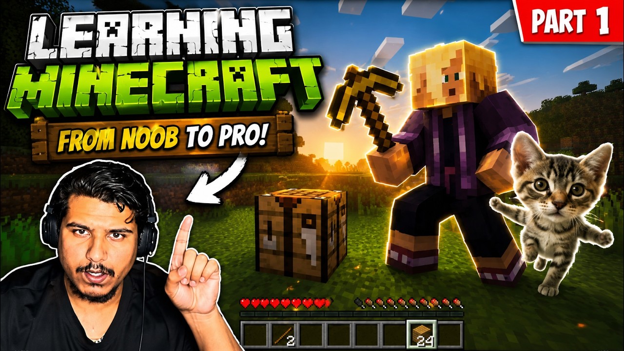I’m a COMPLETE NOOB at Minecraft… | Part 1