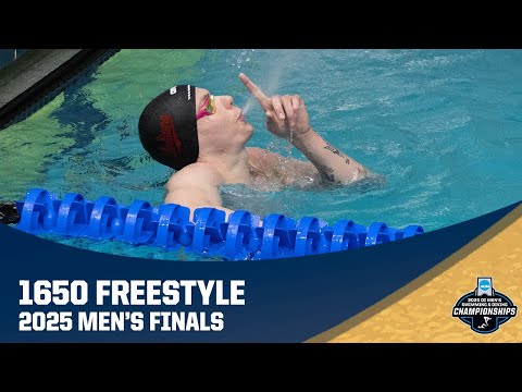 Men's 1650 freestyle | 2025 NCAA swimming championships