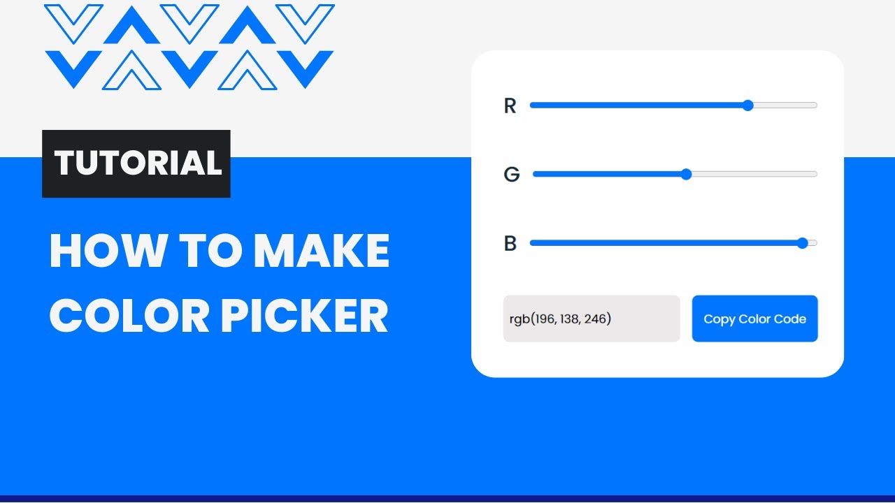 RGB Color Slider Javascript