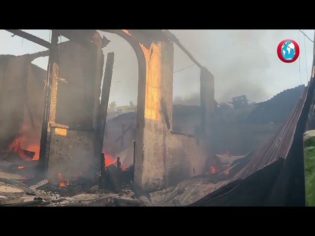 WATCH: Dozens homeless after massive blaze - Jamaica Observer