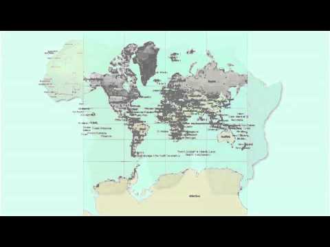 Map Projections and GIS in One Minute