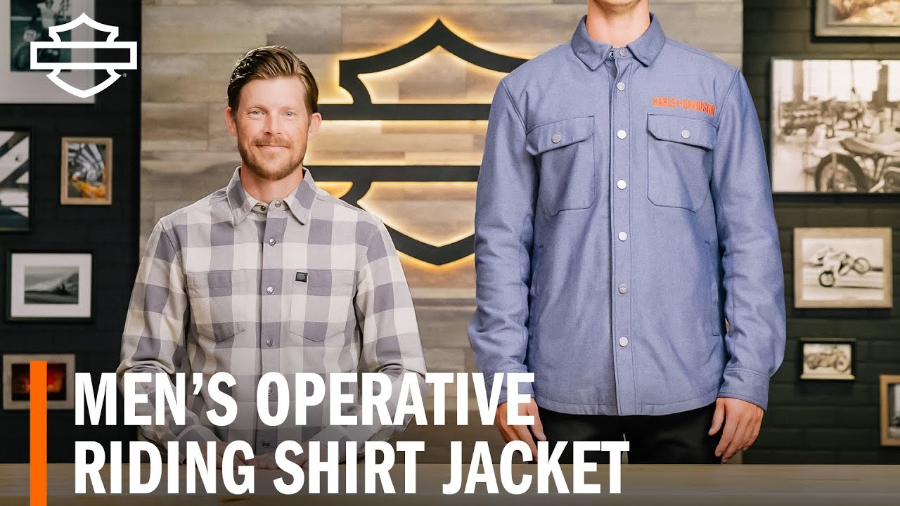Harley-Davidson Men’s Operative Riding Shirt Jacket