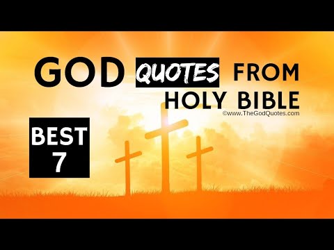 BEST 7 GOD QUOTES FROM BIBLE WITH IMAGES - TheGodQuotes