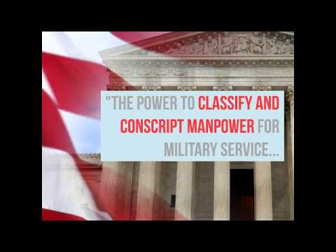The Military Selective Service Act (MSSA)