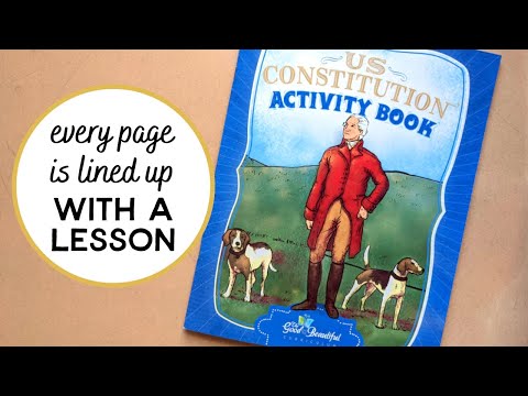 The US Constitution Activity Book CAN be coordinated with the course book! || TGTB Government Unit