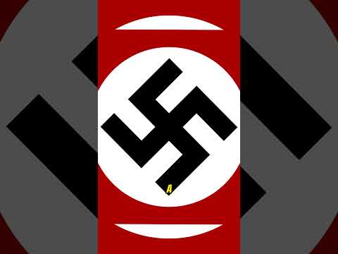 The swastika used by the Nazis was derived from the ancient symbol of the Hindu swastika. #hitler