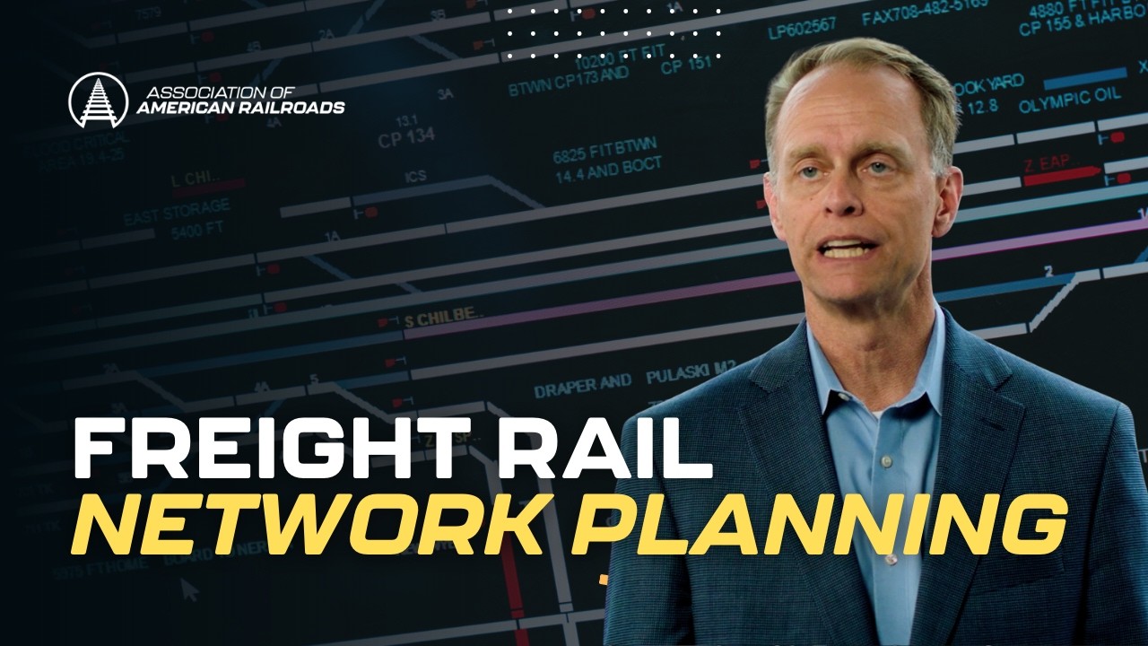 How do freight railroads plan for their networks?