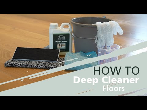 How to prepare or clean your oak hardwood flooring with the Deep Cleaner | Rubio Monocoat