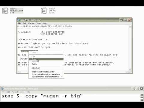 Tutorial: Add character slots for mugen