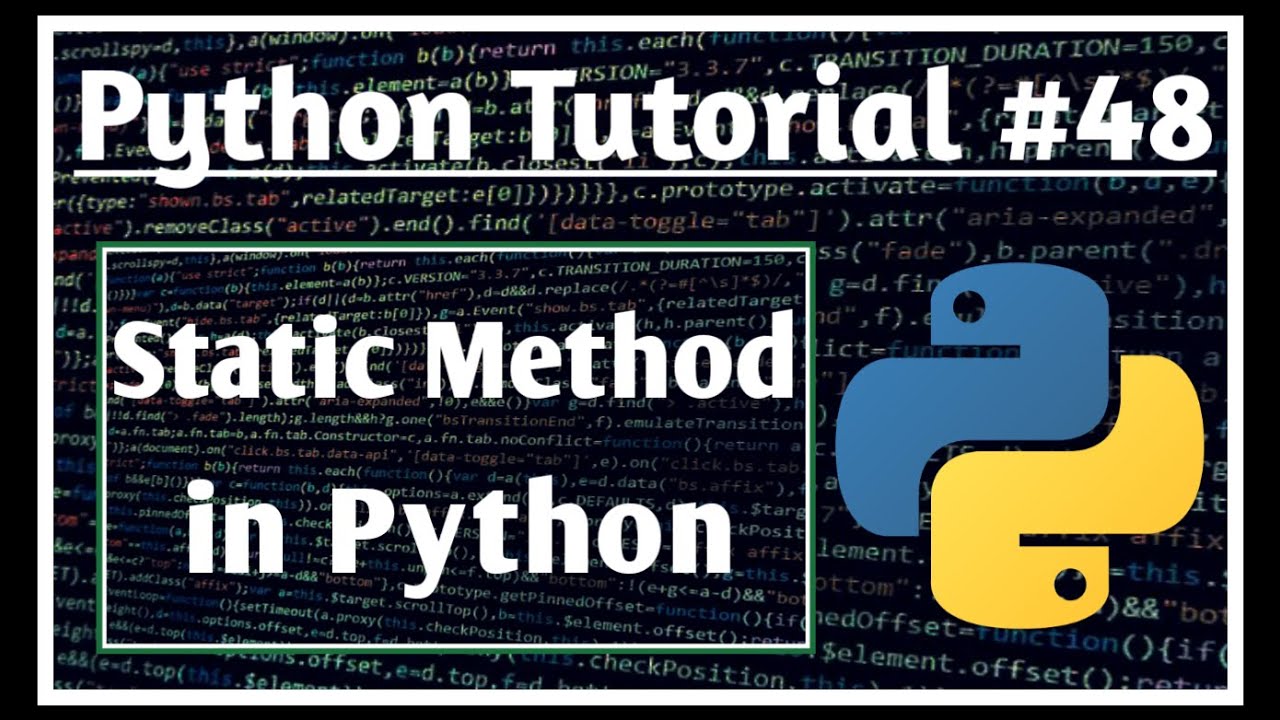 Static Method in Python #48 | Static Method | Python Tutorials for Absolute Beginners |Jeevan Upreti