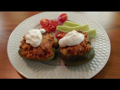 Stuffed Peppers- How to make Stuffed Bell Peppers - The Hillbilly Kitchen