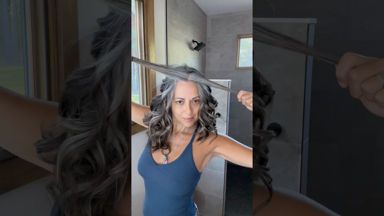 Afraid of Burning Your Gray Hair? #hair #greyhair #hairstyle
