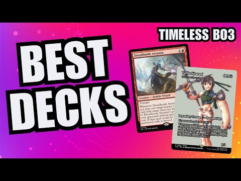 BEST Decks to DOMINATE the MTG Arena Timeless Metagame Challenge