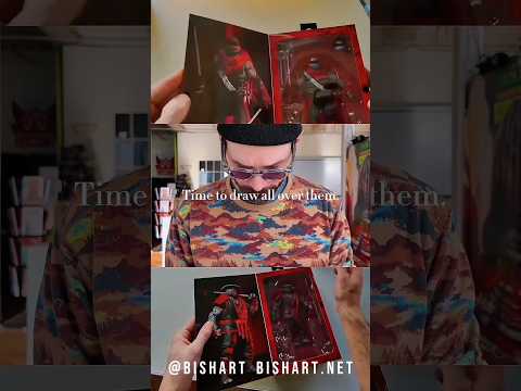 LAST RONIN artist SIGNS & SKETCHES all over NECA NIGHTWATCHER LEONARDO & DONATELLO
