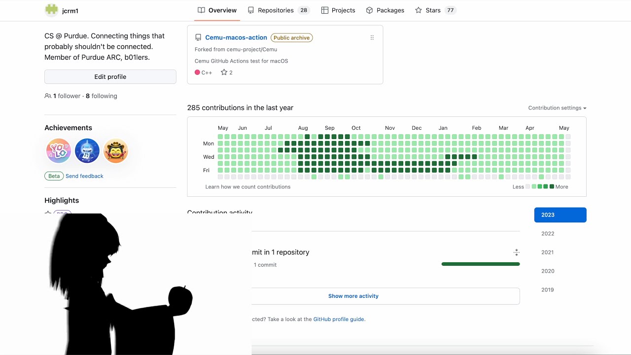 Bad Apple!! on GitHub