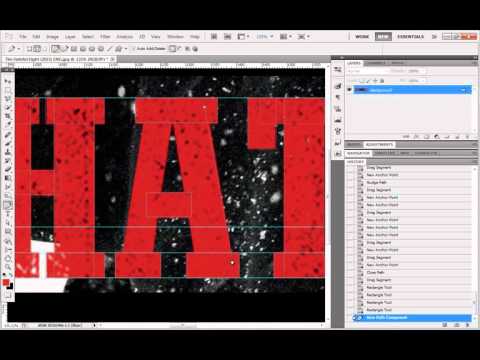 How to make a logo using Rectangle Tool and the option Color Range №2
