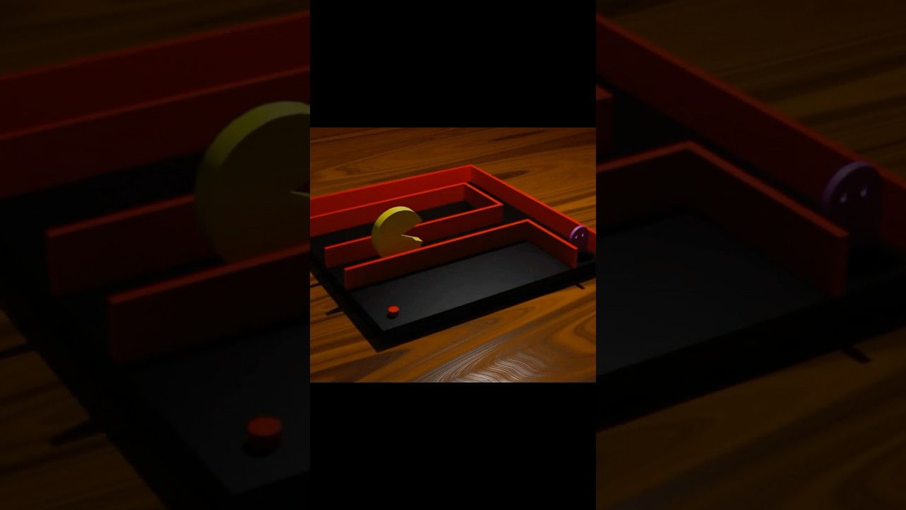 Pac-Man 3D Design #blender3d #blender #pacman