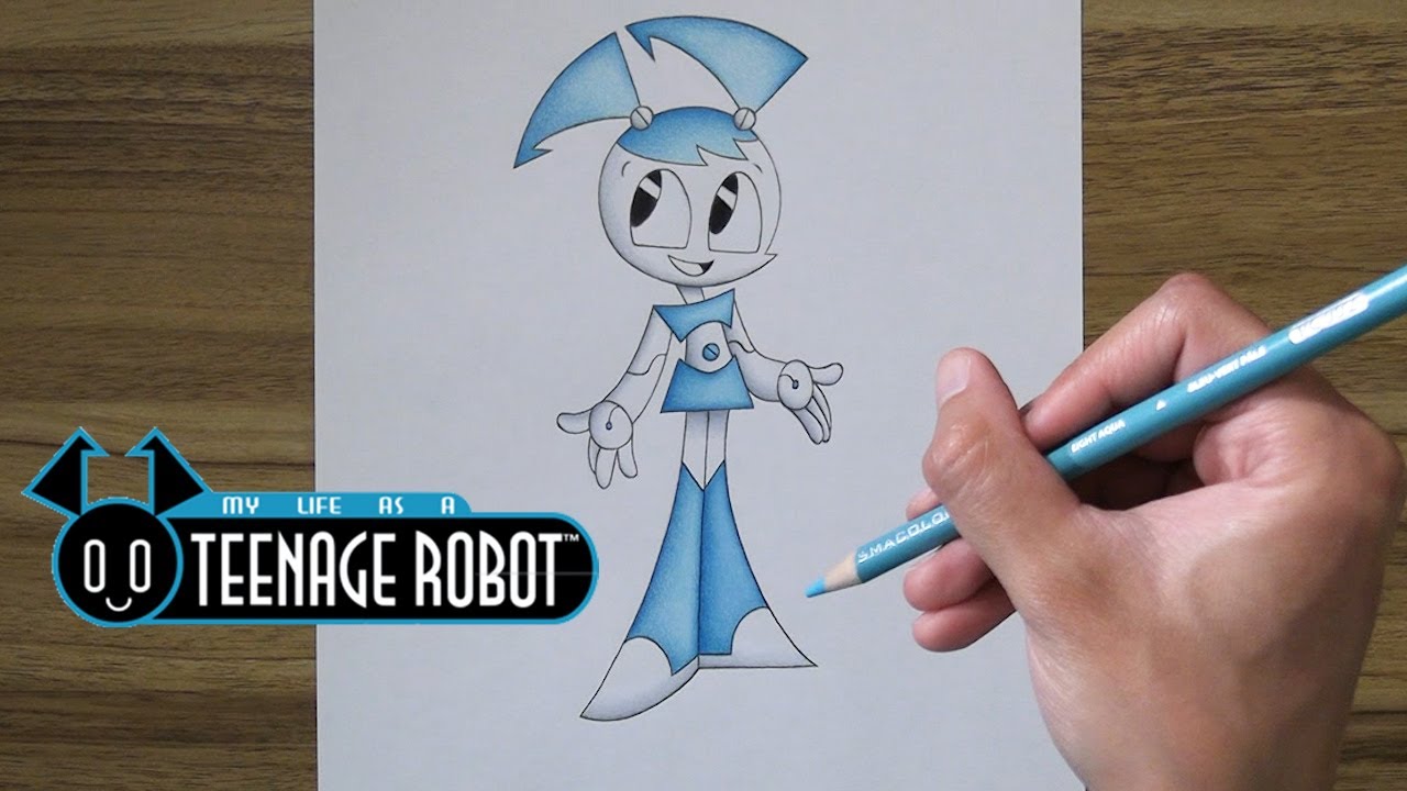 Speed Drawing Jenny Wakeman XJ9 | My Life as a Teenage Robot