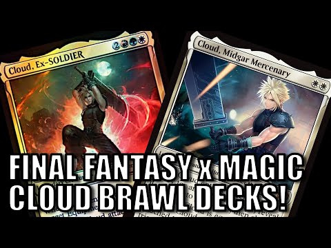 Cloud, Midgar Mercenary Brawl Deck! Magic: the Gathering Arena Mono White Budget Decklist FF