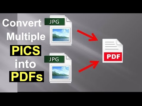 How to Merge Multiple Images (jpeg, png, gif) into one PDF file in Windows 10