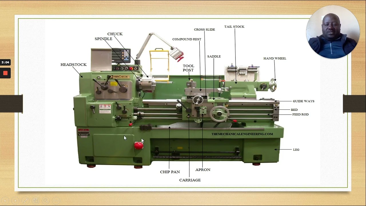 Lathe Machine Introduction Presentation by letting elisha pptx   PowerPoint Slide Show