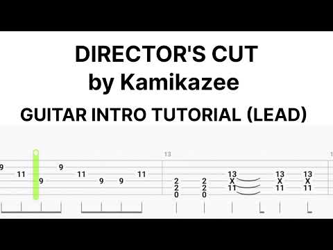INTRO (LEAD): Director's Cut by Kamikazee Easy Guitar Intro Tab Tutorial (Pinoy Rock Philippines)