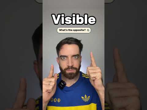 What’s the OPPOSITE of this word in English? 🇬🇧