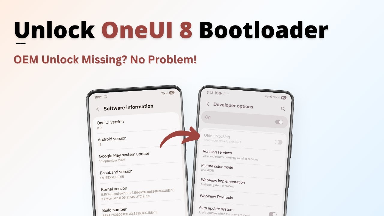 How to Unlock Bootloader of Samsung OneUI 8 | OEM Unlock Missing Solution (2026)